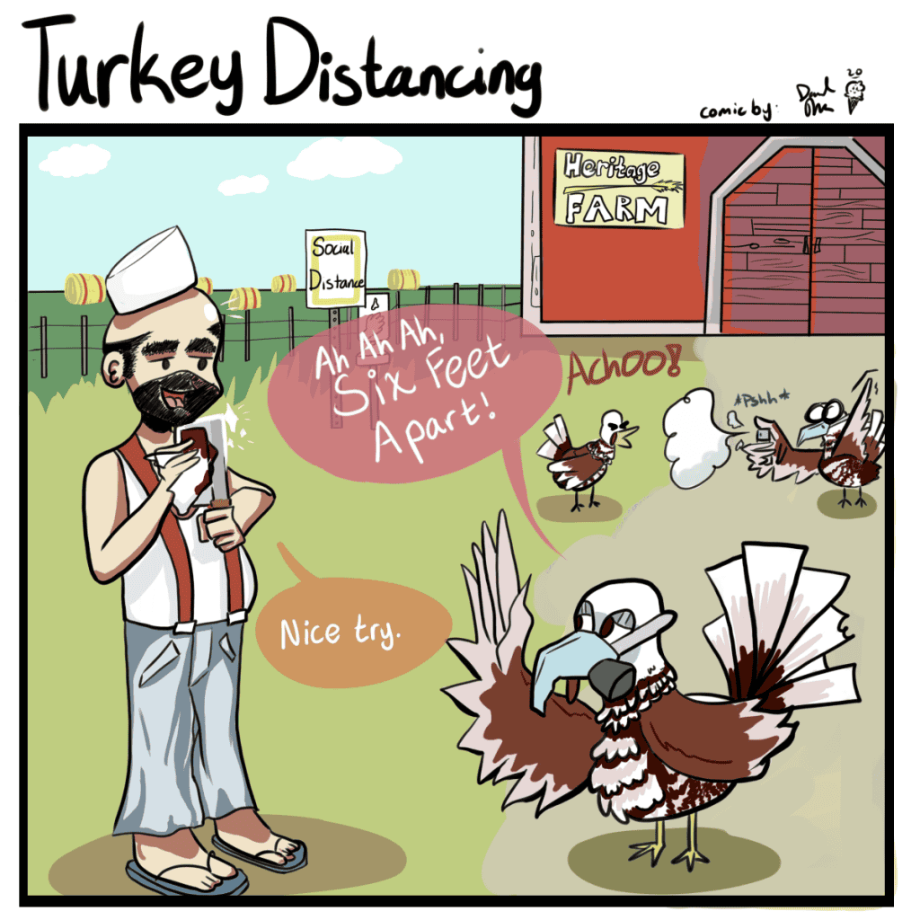 Comic: Turkey Distancing – Eagle Eye
